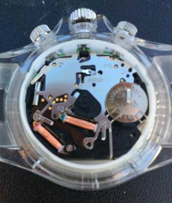 MOVIMENTO Al Quarzo Per CHRONO - HATTORI VD54 MOVEMENT SHIOJIRI WATCH ...