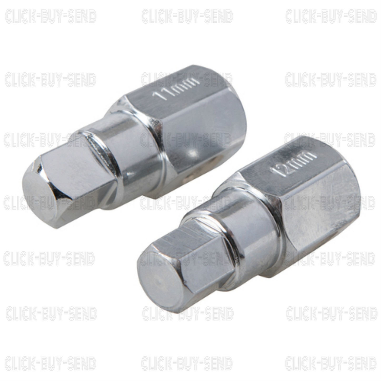 12 PIECE UNIVERSAL OIL DRAIN PLUG KEY SET T BAR 3/8" HEX SQUARE KEYS ...
