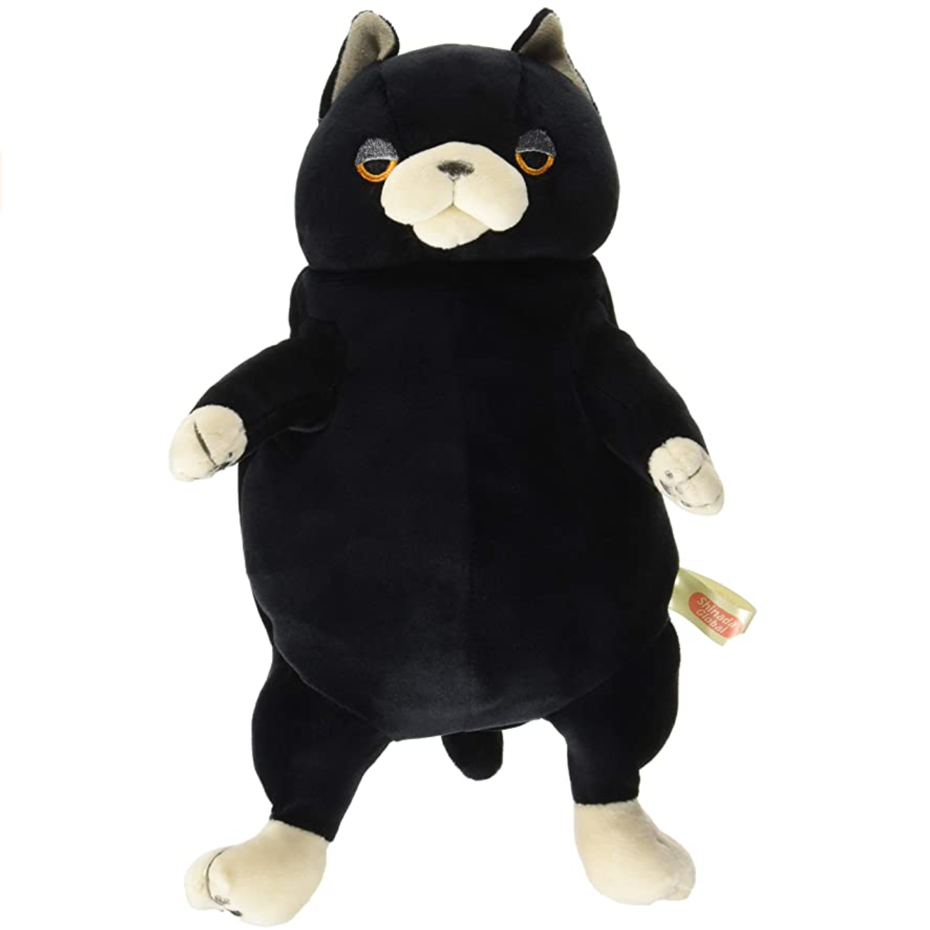 Shinada Global Mochi-Neko Cat Black Kutsushita M Size Plush Doll ...