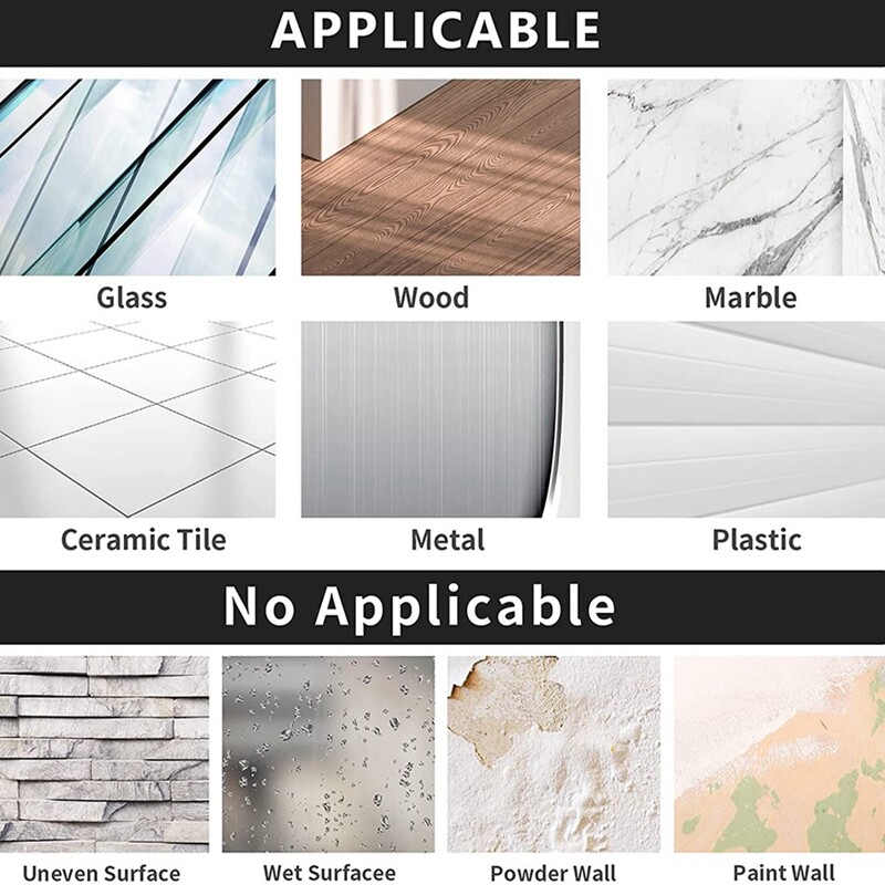 1X( Transparent Amovible pour Murs, Tapis Décoration de Maison X5M6 ...