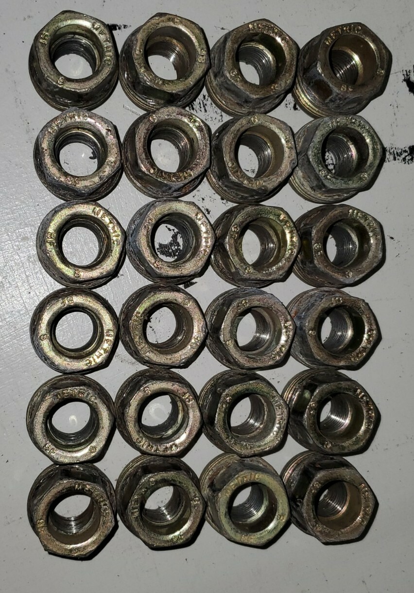 24 PCS GM/ CHEVY/GMC Dual Thread Lug Nuts Use Your Factory Lug Wrench 1 ...