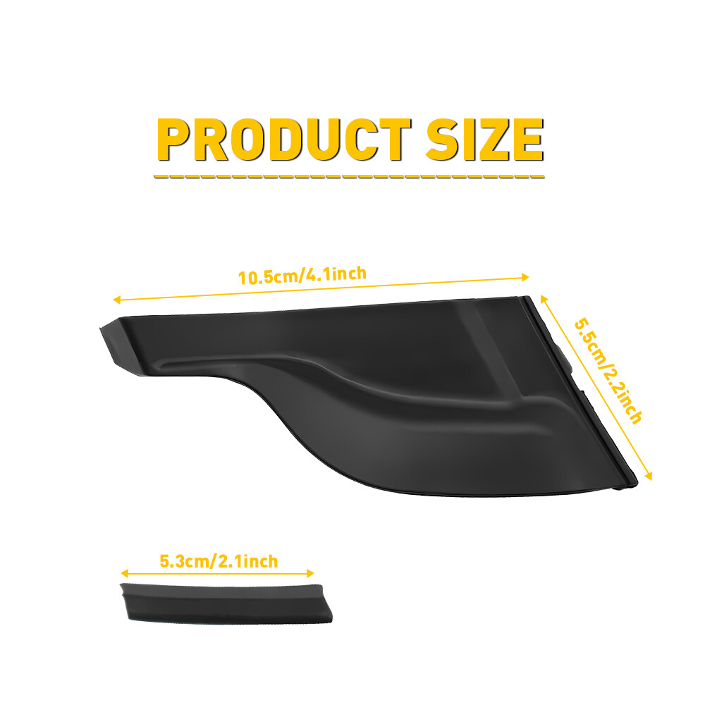 Front Windshield Wiper Side Cowl Extension Cover Trim For 2010-2015 ...