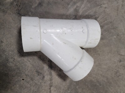 4” PVC Sewer and Drain Hub x Hub x Hub Wye. D2729 D3034 D3033 | eBay