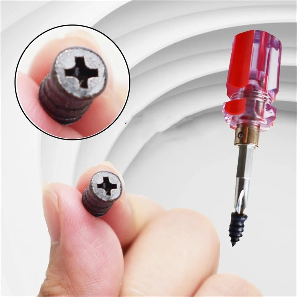 New 20PC Rubber Self-tapping Screws For Tire Repair Silicone Car Screw ...