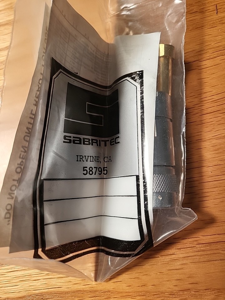 Sabritec Triax Connector PN 013012-2001, Hughes PN 000-0720302-001, NOS ...