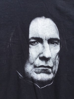 Harry Potter Movie Snape Head Shot Photo Picture black T-shirt was 3XL ...