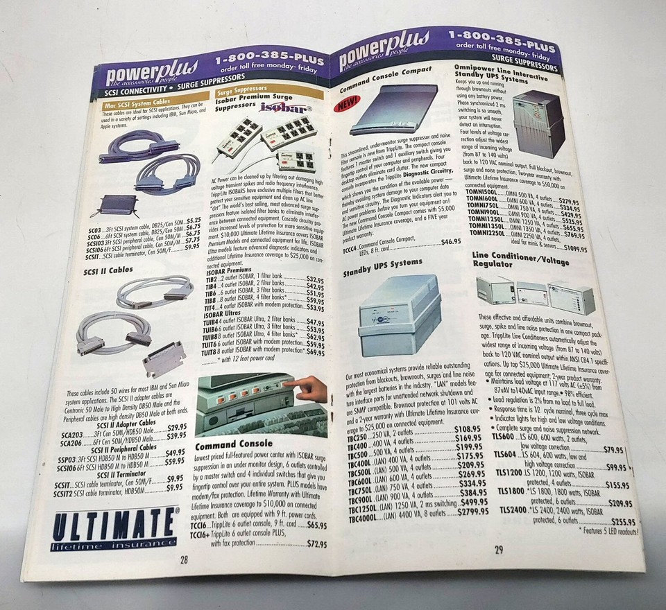 1994 Spring Summer Power Plus Computer Accessories Guide Catalog | eBay
