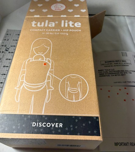 Tula Baby Carrier Discover Packable Lite Carrier Black Stars 12-30lbs ...