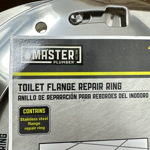 Master Plumber 14717 Toilet Flange Repair Ring, Lot of 8, FREE SHIPPING ...