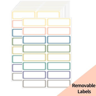 Removable Labels, Removable Colored Labels Stickers, Self-Adhesive ...