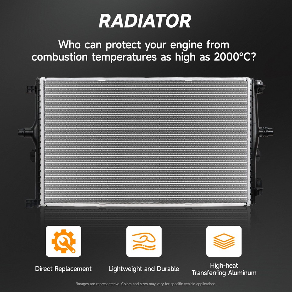 Aluminum Radiator OE Replacement for 06-13 BMW 128I/328I/330I/Z4 AT/MT ...