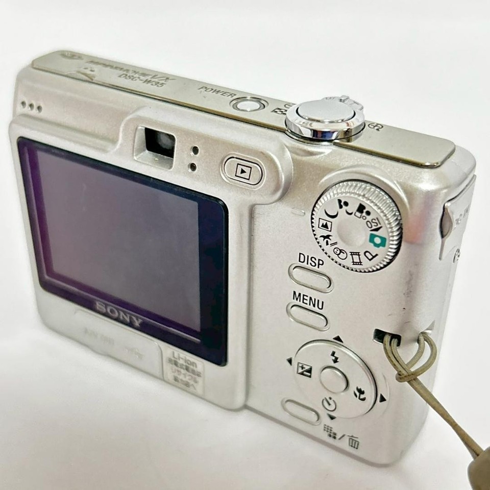 Sony Cyber-shot DSC-W35 Compact Digital Camera 7.2MP Silver Tested ...