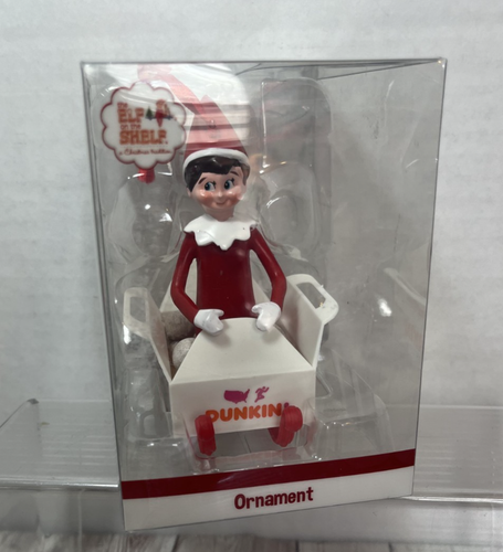 Dunkin Donuts Elf on the Shelf Christmas Ornament 2022 In Munchkin ...