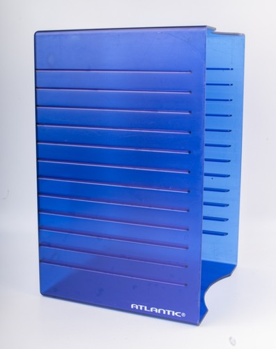 Vintage Atlantic CD / DVD Blue Storage Rack Holder Desktop Wall ...