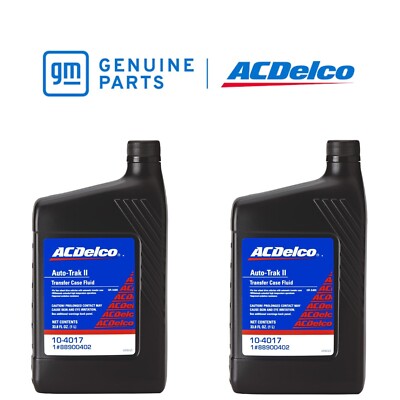2pk - Genuine GM ACDelco Auto-Trak II Transfer Case Fluid 33.8oz ...