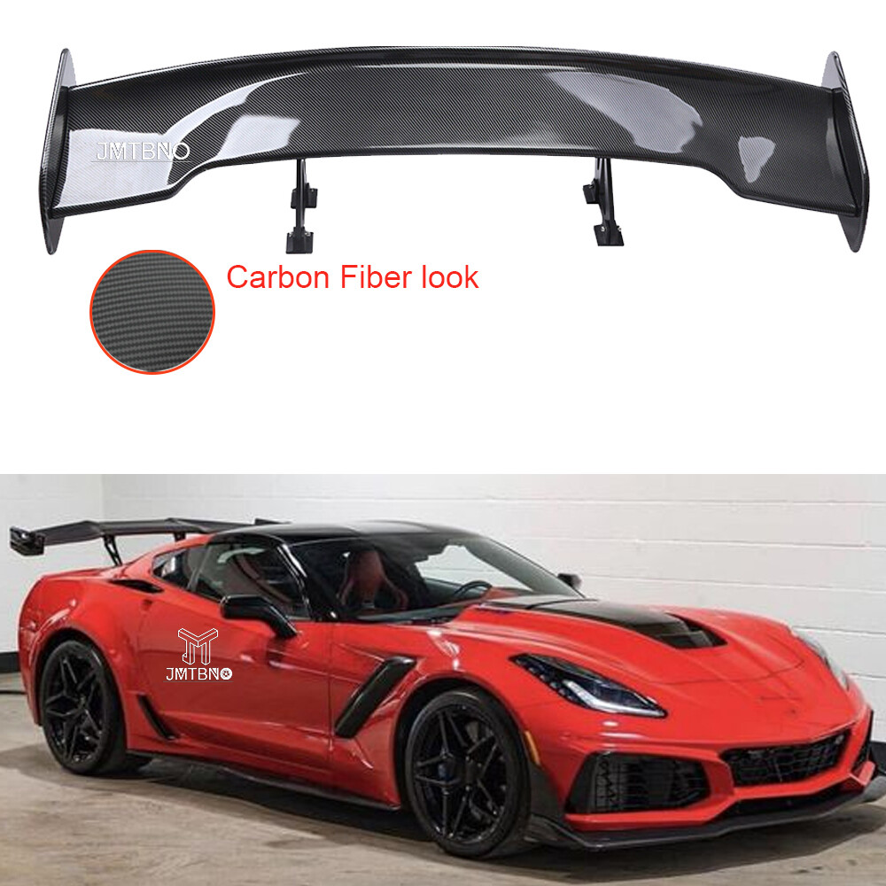 47" Carbon Look Car Rear Trunk Spoilers Wing GT Style For Chevrolet ...