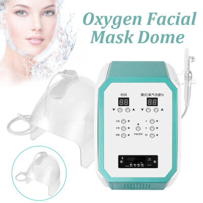 Facial Oxygen O2derm Dome Mask Spray Jet Machine Skin Rejuvenation Face ...