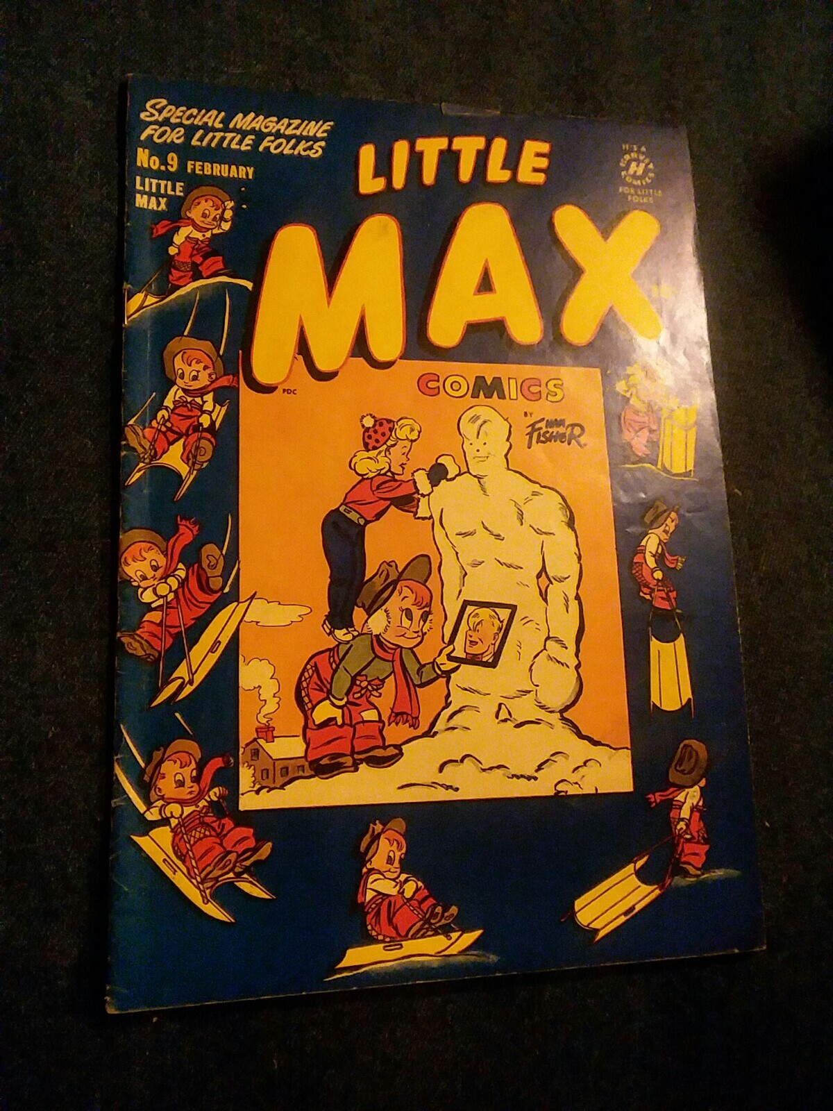 LITTLE MAX #9 harvey comics 1951 golden age joe palooka cartoon strip ...