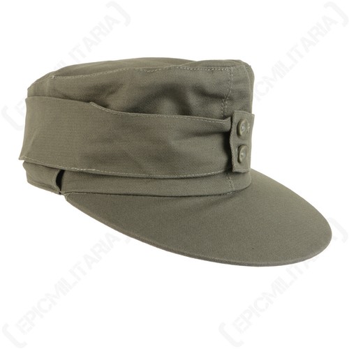 M43 Style Bundeswehr Moleskin Mountain Ski Cap in Olive Drab - Military ...