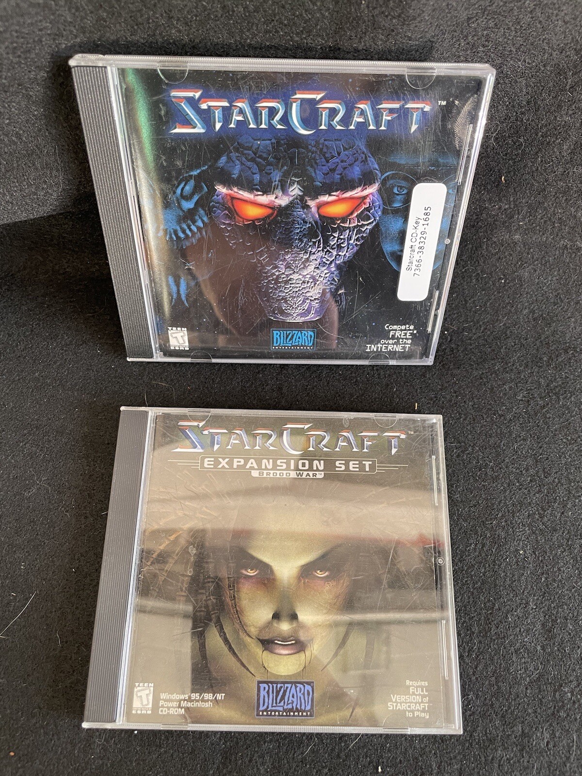 StarCraft Blizzard Original PC CD-ROM Game Win/Mac 1998 Version 1.05 ...