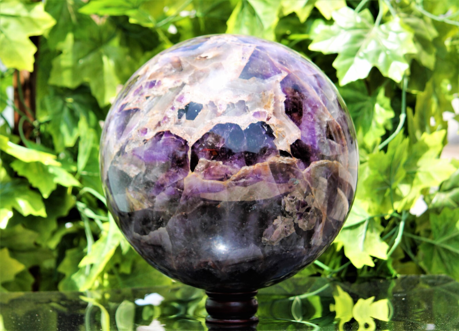 11"/59 lb Huge Purple Amethyst Crystal Healing Chakras Stone Decorative ...