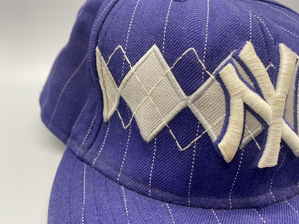 Vintage NEW ERA New York Yankees Fitted Baseball Hat Cap Size 7 1/2 ...