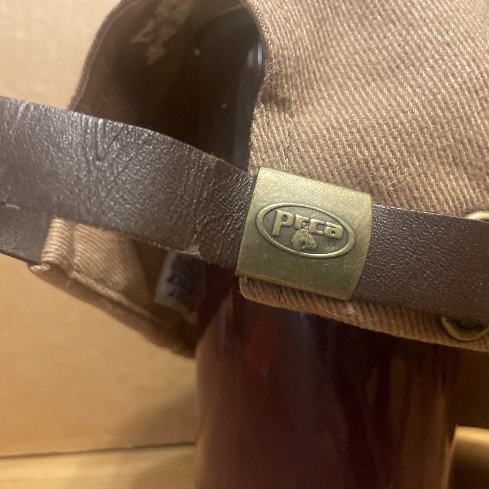 VTG NFR Wrangler National Finals Rodeo Hat Cap Las Vegas 2002 Leather W ...