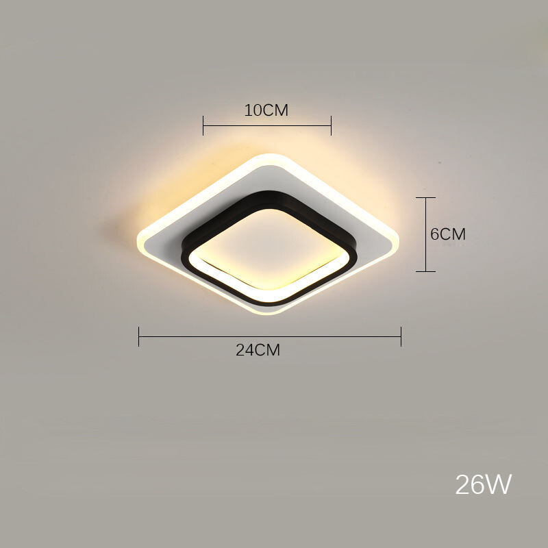 Modern LED Ceiling Light Night Lamp Hallway Balcony Aisle Porch Lustre ...