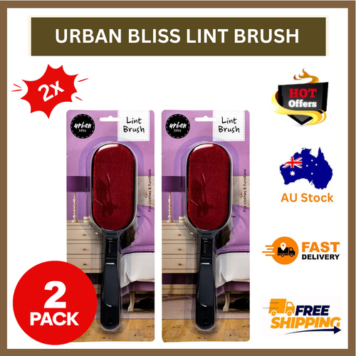 2 X Lint Brush Fluff Hair Remover-fabric Bedding Sheets Bed Cleaning ...