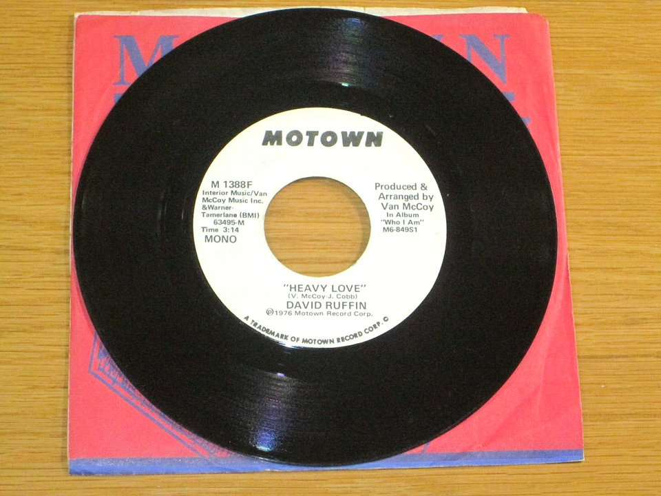 PROMO SOUL 45 RPM - DAVID RUFFIN - MOTOWN 1388 - "HEAVY LOVE" | eBay