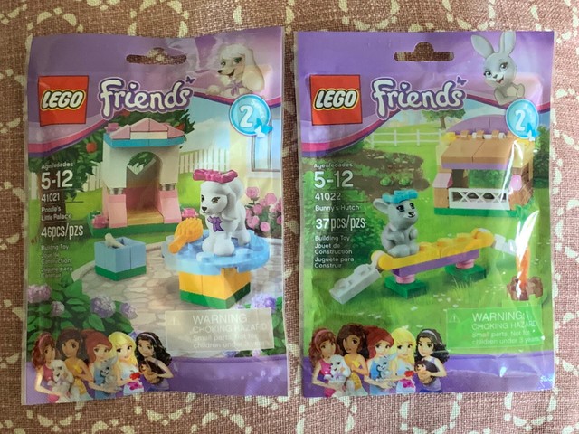 LEGO FRIENDS PETS SERIES 1 2 MINI-FIGURES SET SQUIRREL CAT | eBay