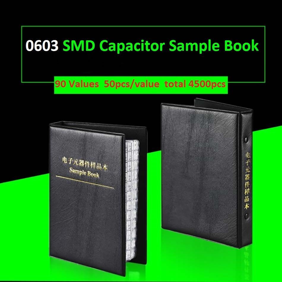 Book Capacitor Assorted 90 Values0603 SMD Capacitors Kit Components ...