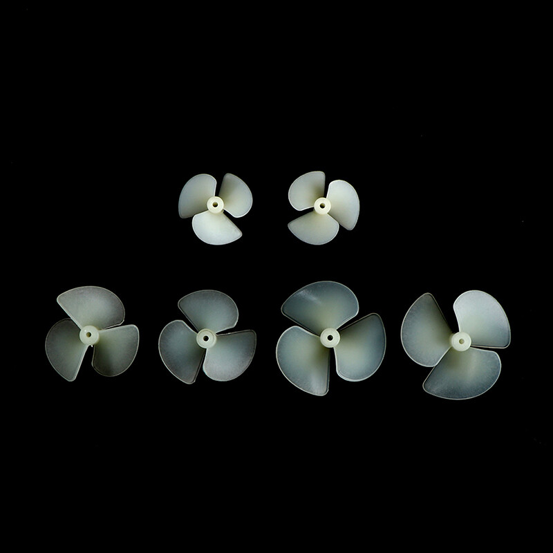 DIY Hard Nylon 3Blade Boat Propeller 28mm 36mm 42mm CW CCW 2mm Shaft ...