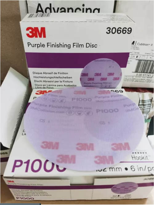 For 3M 30669 Purple Finishing Film Hookit Disc 6in. P1000 Grit | 50 ...