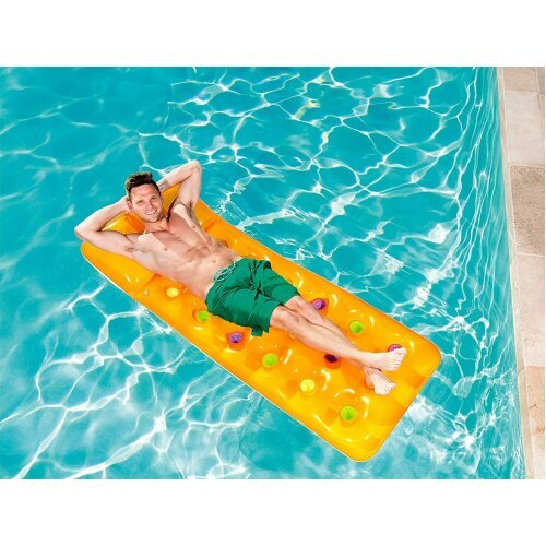 Bestway Inflatable Float Blow up LILO Airbed Lounger 1.83mx69cm ...