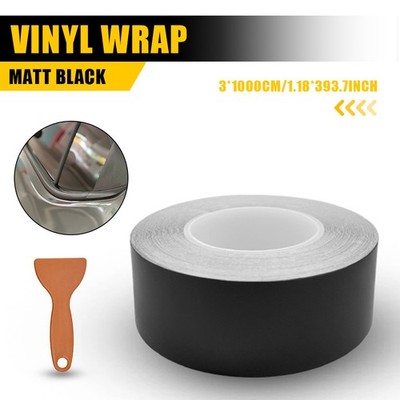 Universal 10M*3CM De-Chroming Vinyl Wrap Chrome Delete Car Trim Tape ...