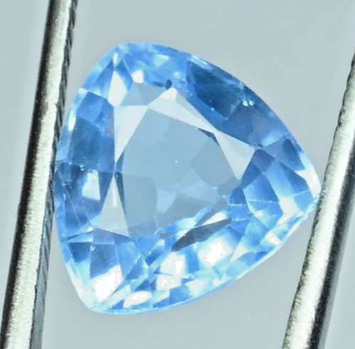 Natural Blue Jeremejevite 3.70 Ct Trillion Shape Namibia Stunning Loose ...