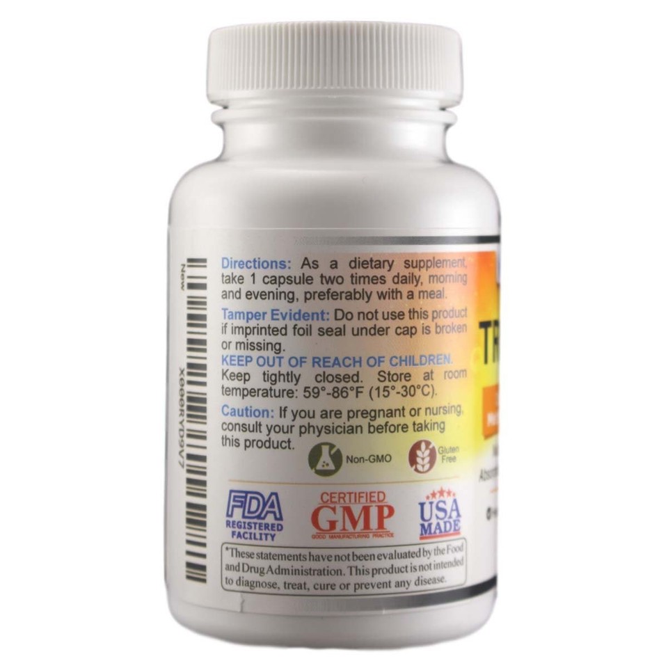 Vitamin Trinfac B 120 Count Intrinsic Factor Folic Acid Methylcobalamin ...