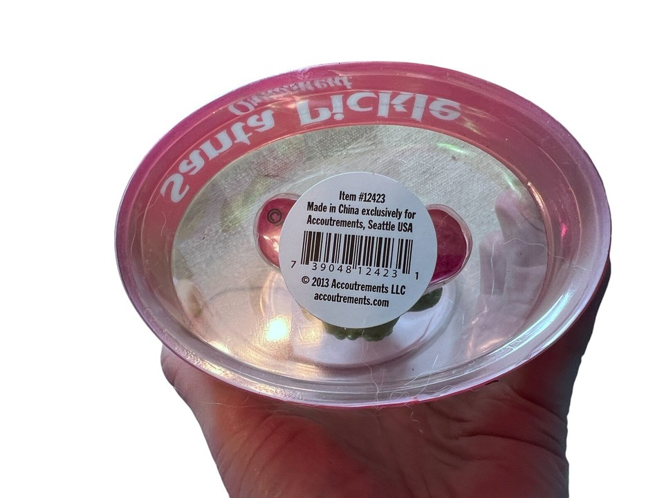 Archie McPhee Santa Christmas Pickle Tree Ornament Novelty Fun Gift ...