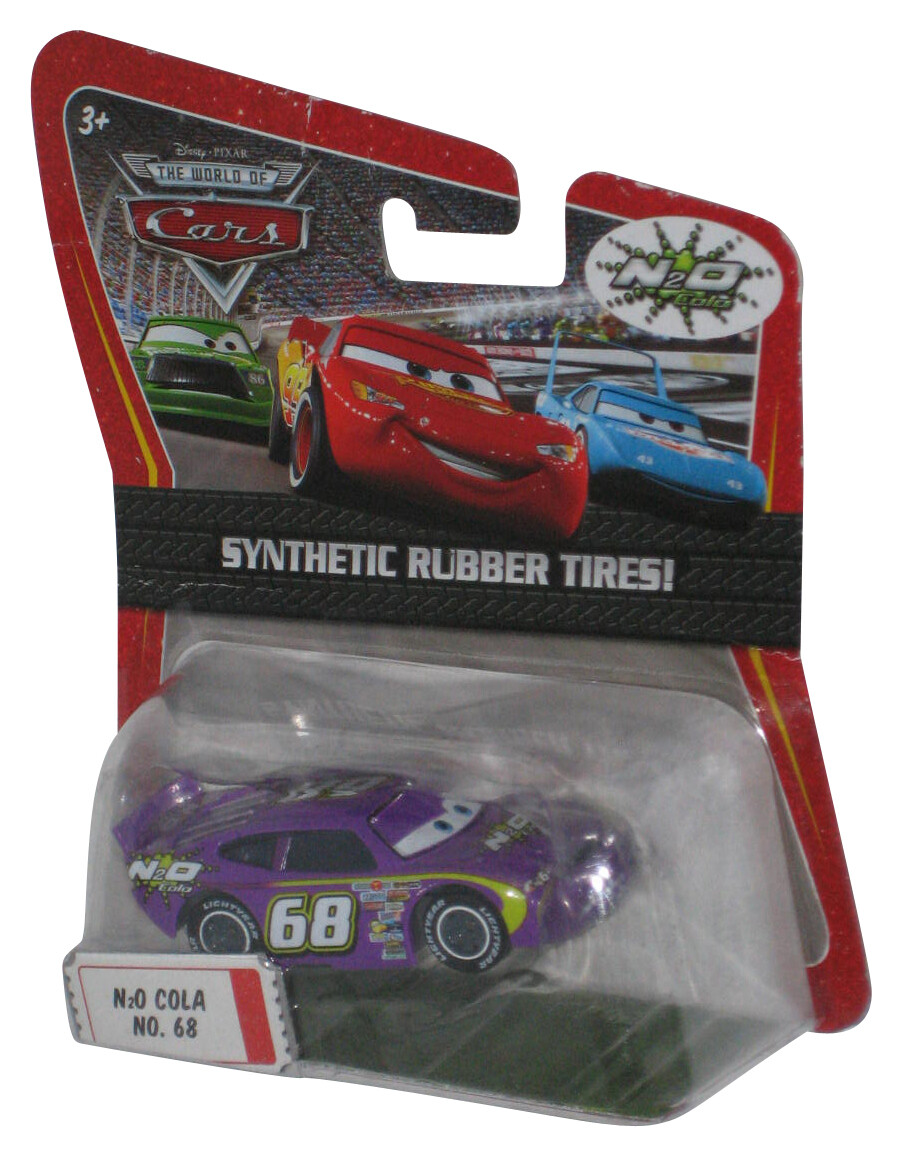 Disney Cars Movie N2O Cola No. 68 Synthetic Rubber Tires Die Cast Toy ...