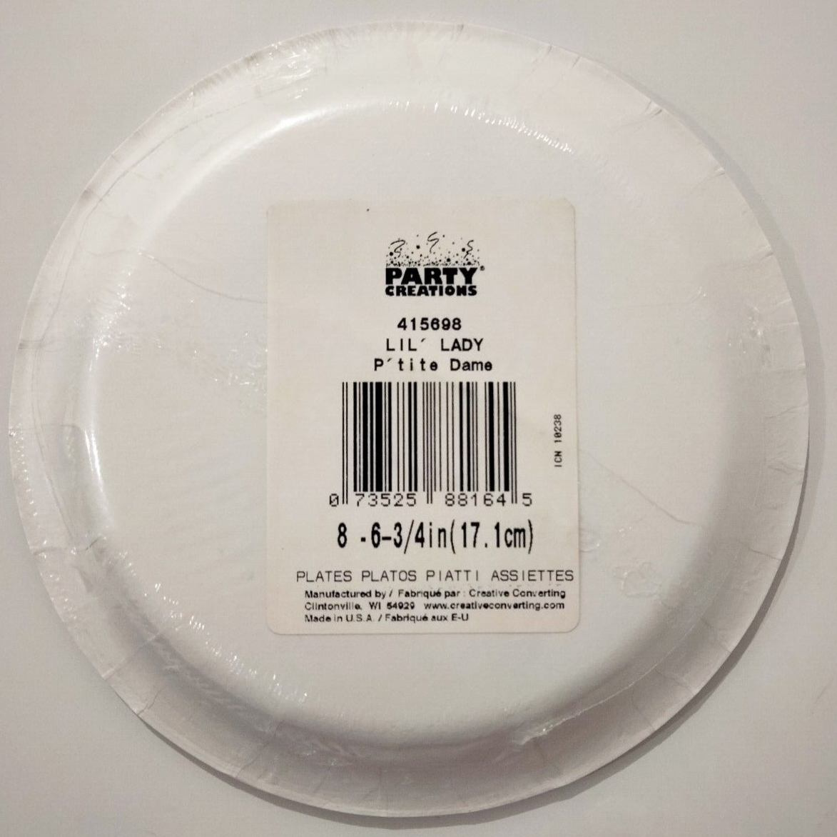 Lil' Lady LadyBug Lady Bird Insect Birthday Party Dessert 17 cm Paper ...