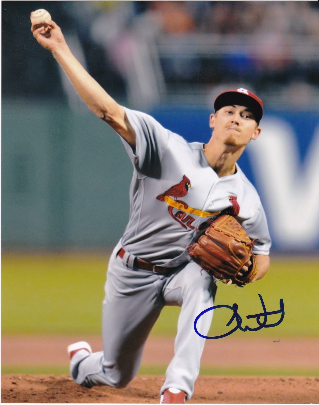 LUKE WEAVER ST. LOUIS CARDINALS ACTION SIGNED 8x10 | eBay