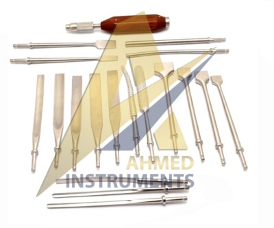 Bone Chisel Handle Set Kit Orthopedic Surgical Instruments | eBay