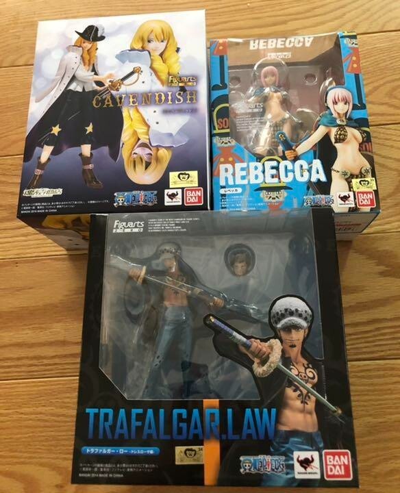 Figuarts Zero ONE PIECE REBECCA & Cavendish & Law Dress Rosa Figure ...