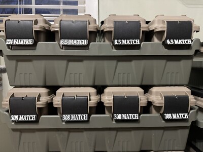 MTM Ammo Can Identification Tags Labels AC3C AC4C AC5C Caliber ID ...