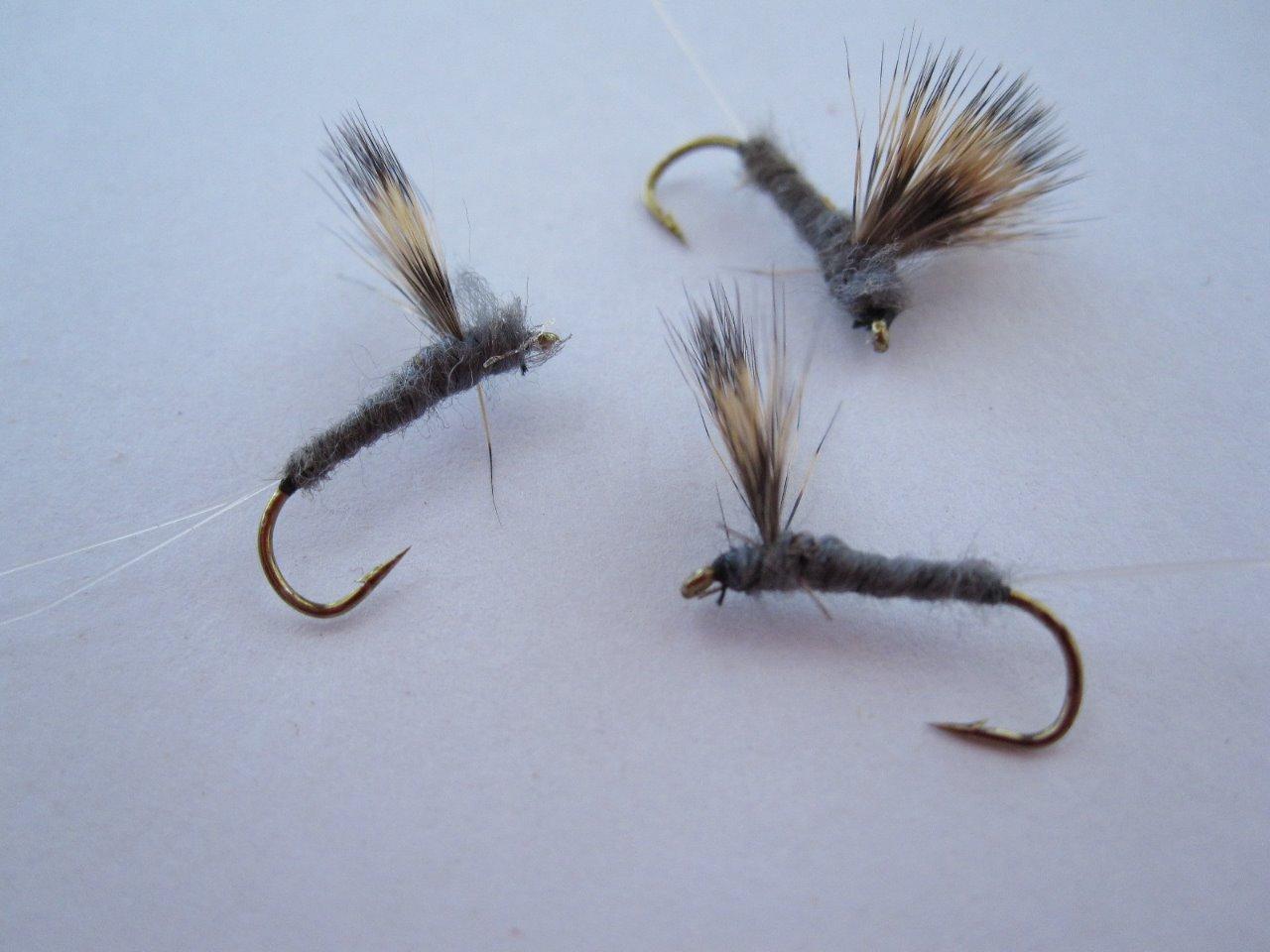 1 DZ Q-6 COMPARADUN ADAMS, DRY FLIES, TROUT, NYMPHS | eBay