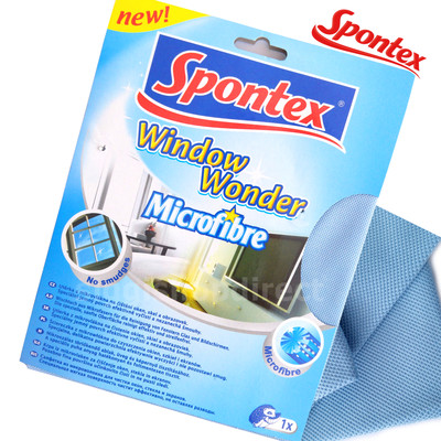 SPONTEX Window Wonder Microfibre Cloth cleaning glass mirror TV screen ...