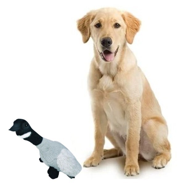 Plush Soft Bird Migrator Dog Toy with Real Life Squeaker Training ...