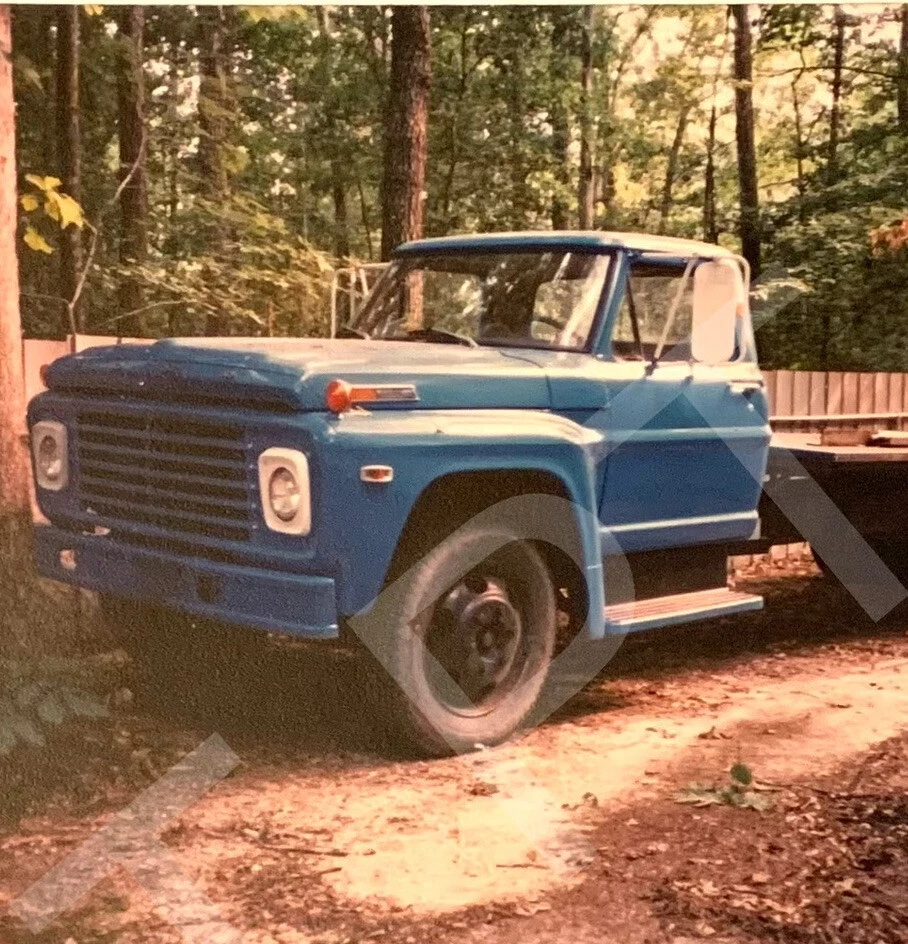 Old Blue Ford Truck