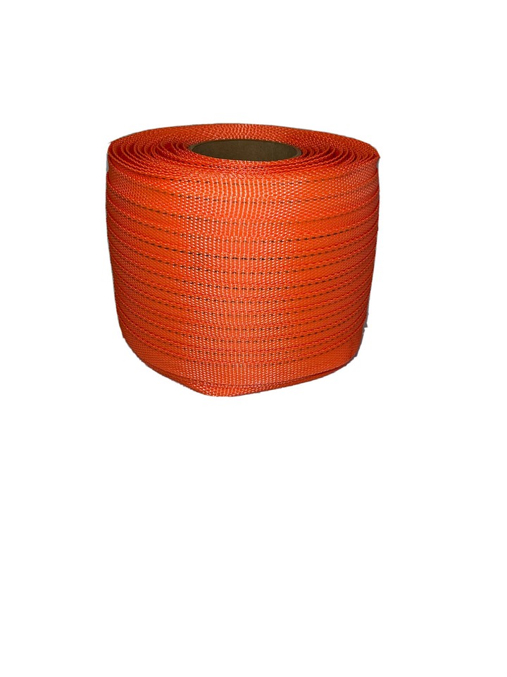 Orange Woven Cord Strapping 3/4” x 250’ x 2400# | eBay